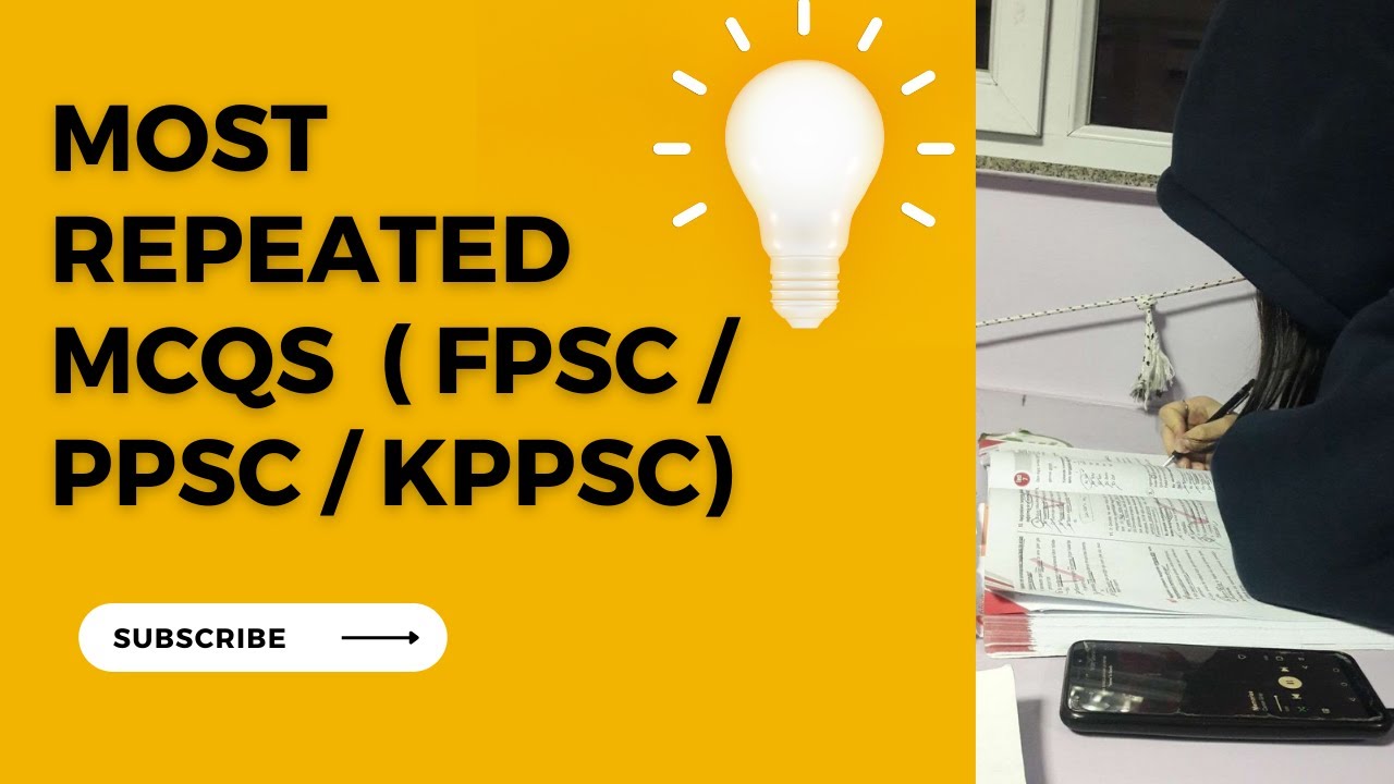 Special css mcqs | most repeated mcqs | fpsc #css #youtube - YouTube