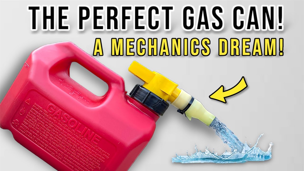 The Perfect Gas Can - You’ll Never Spill Fuel Again! - YouTube