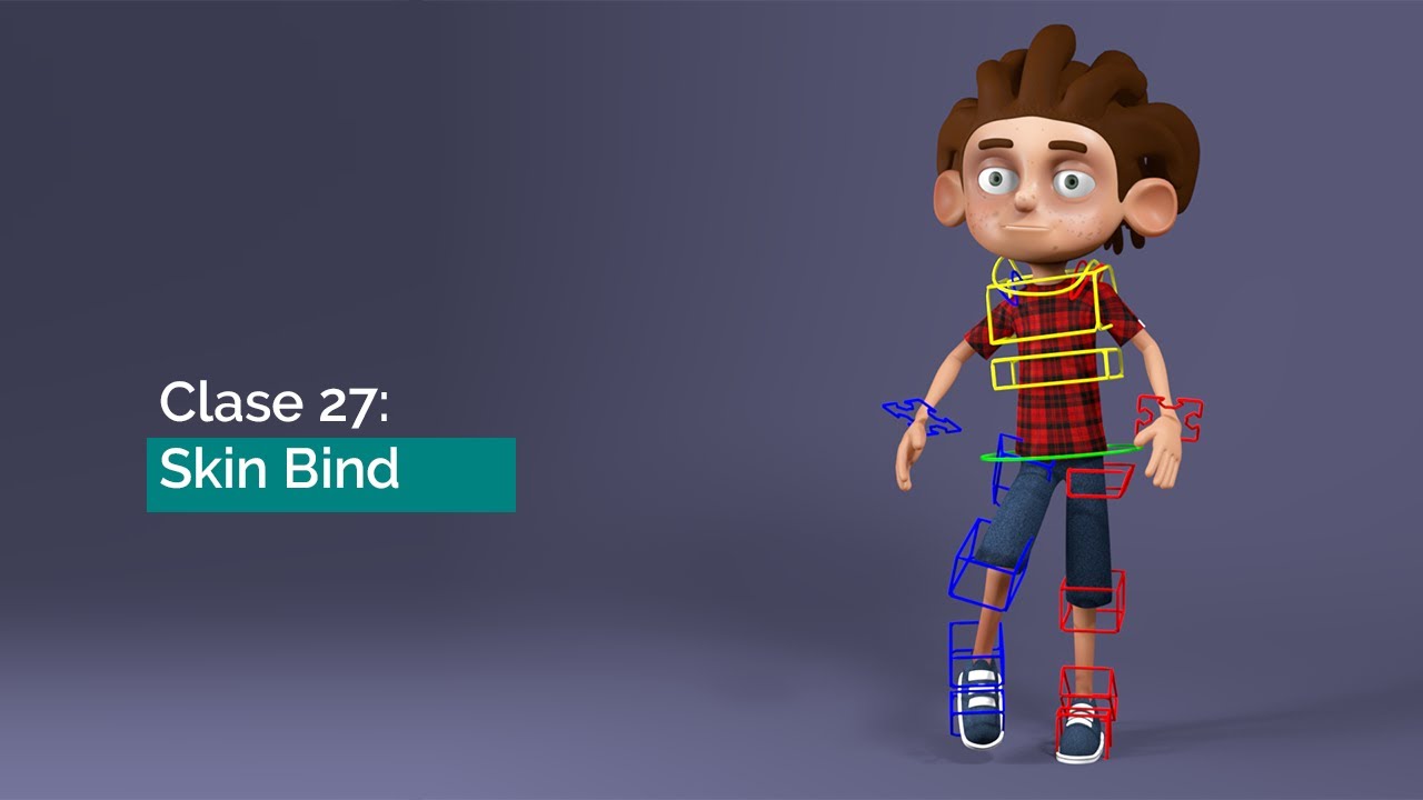 Rigging en Maya Clase 27 - Skin Bind - YouTube