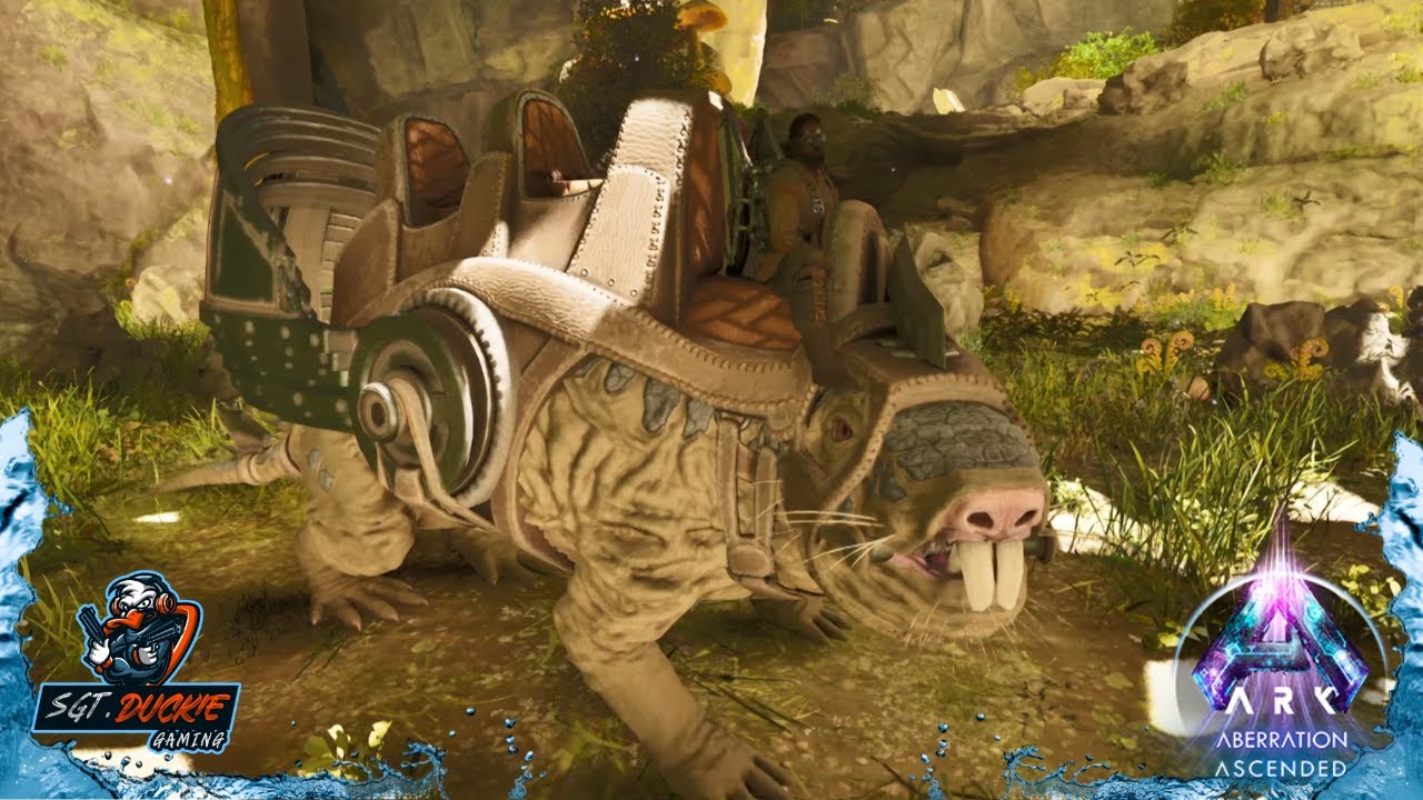 We Finally tame a Roll Rat - Ark Survival Ascended - Aberration - YouTube
