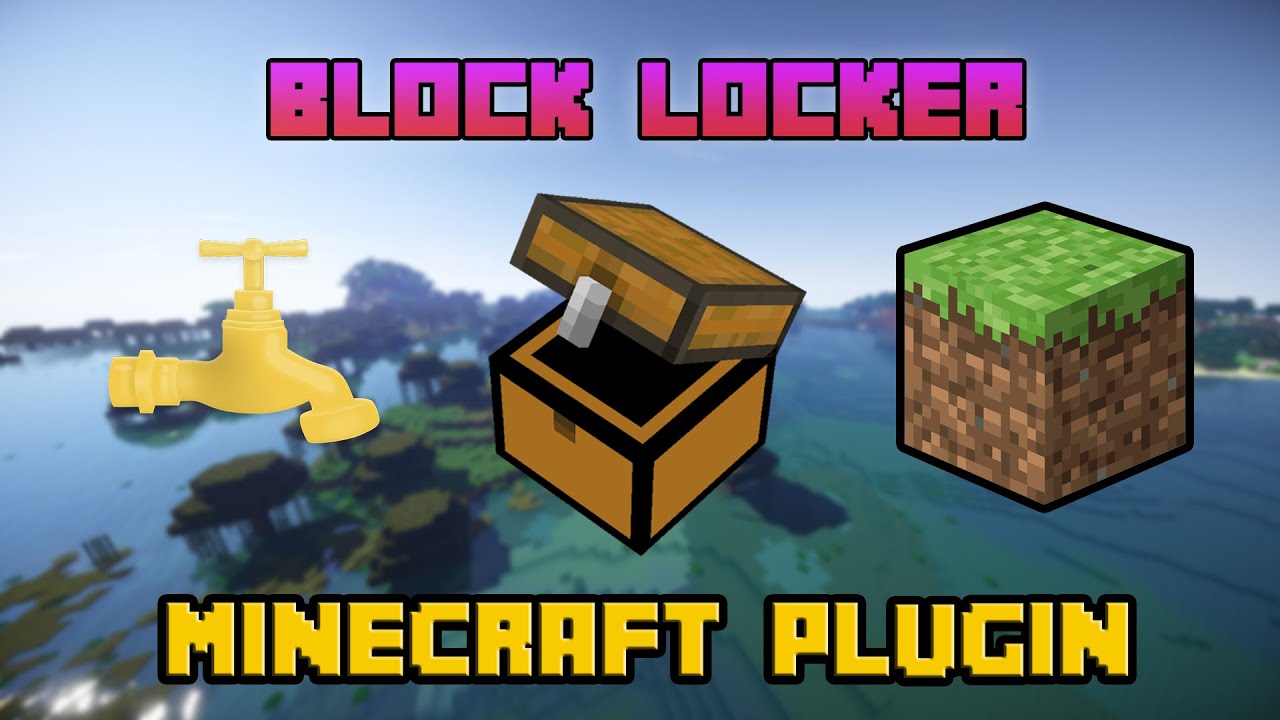 Plugin para proteger COFRES en Minecraft | Block Locker - YouTube