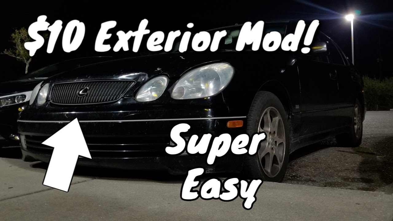DIY Plastidipping a 2jz Lexus GS300 Grille - The cheapest and easiest ...