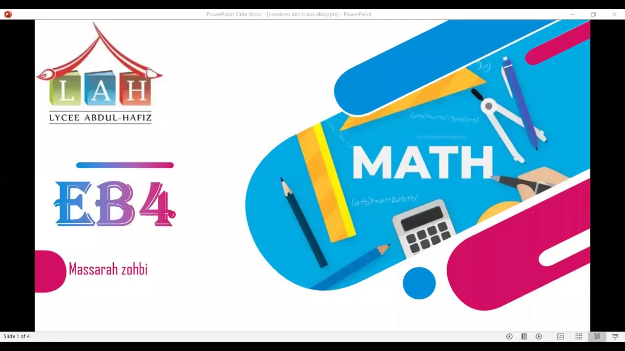 EB4 maths nombres decimaux eb4 - YouTube