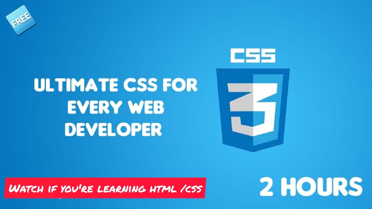 CSS Course for Advance Beginners - YouTube