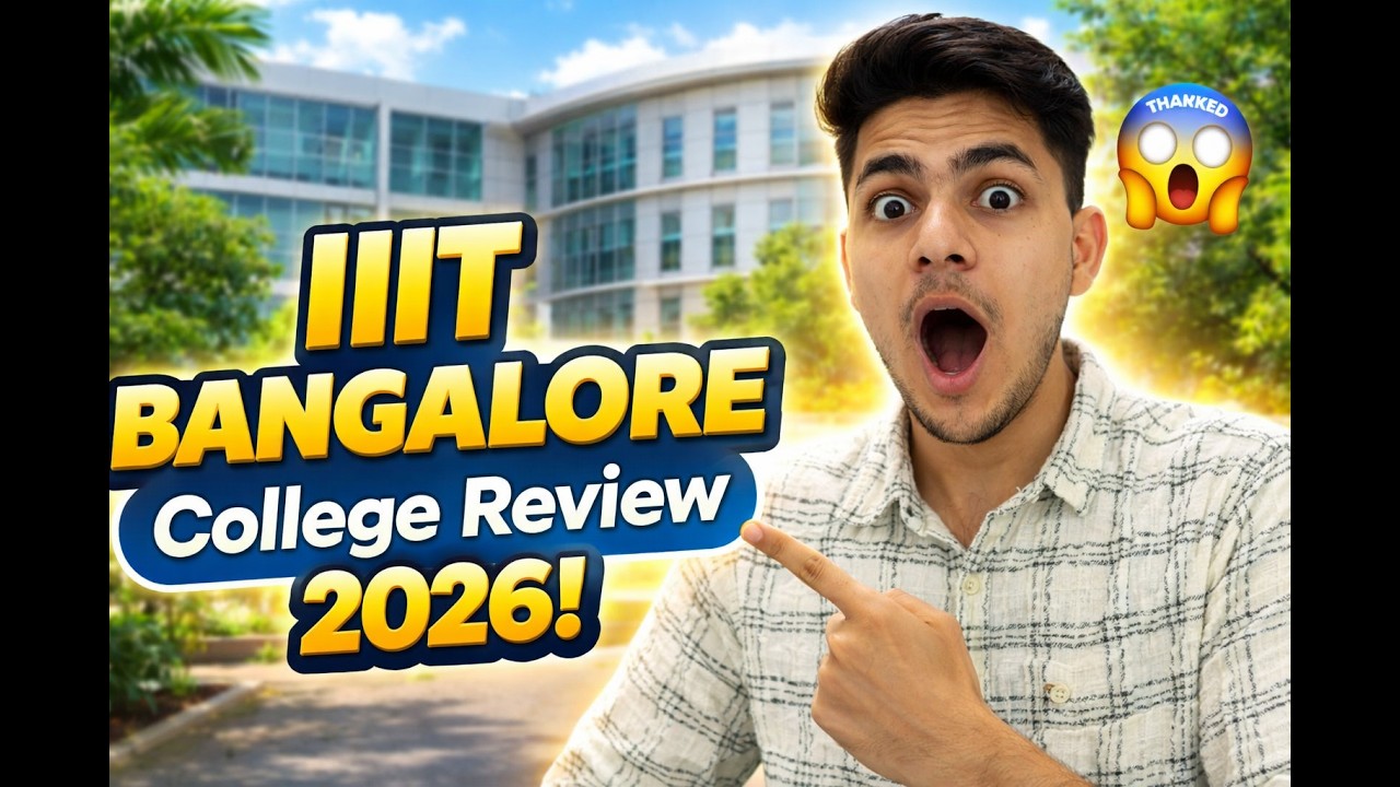🎓 IIIT Banglore 👑 | Still the BEST IIIT in 2026? | Placements, Fees ...