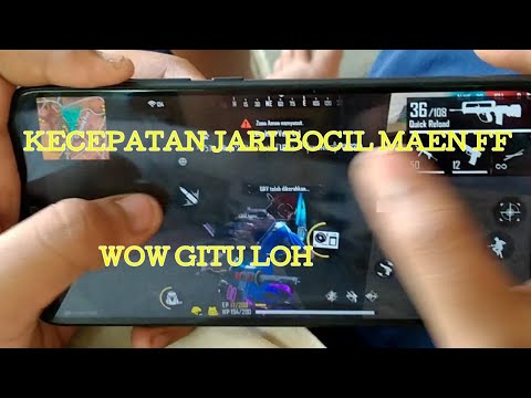 Kecepatan jari mungil bocil mainkan game Free Fire sangat menakjubkan.