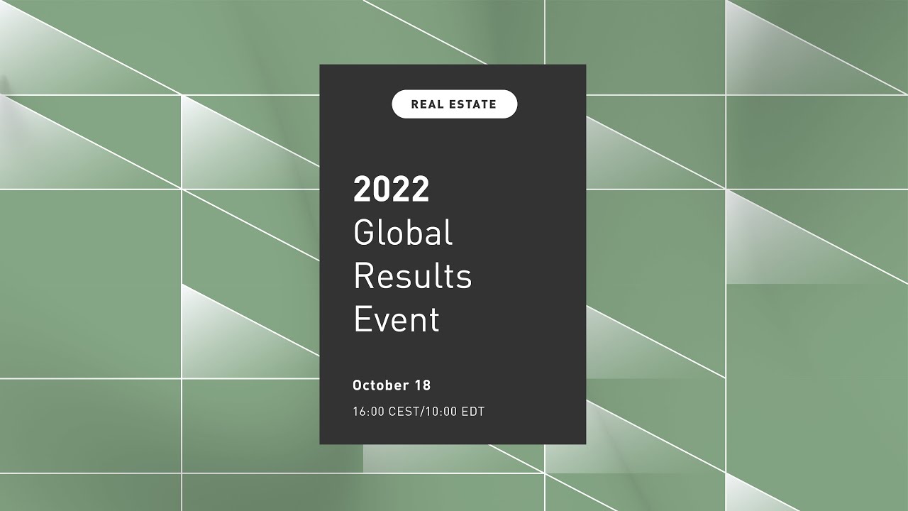 GRESB 2022 Global Results Event Real Estate - YouTube