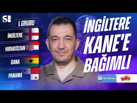 L Grubu: 🏴󠁧󠁢󠁥󠁮󠁧󠁿 İngiltere, 🇭🇷 Hırvatistan, 🇬🇭 Gana, 🇵🇦 Panama | Emre Özcan | 2026 FIFA Dünya Kupası