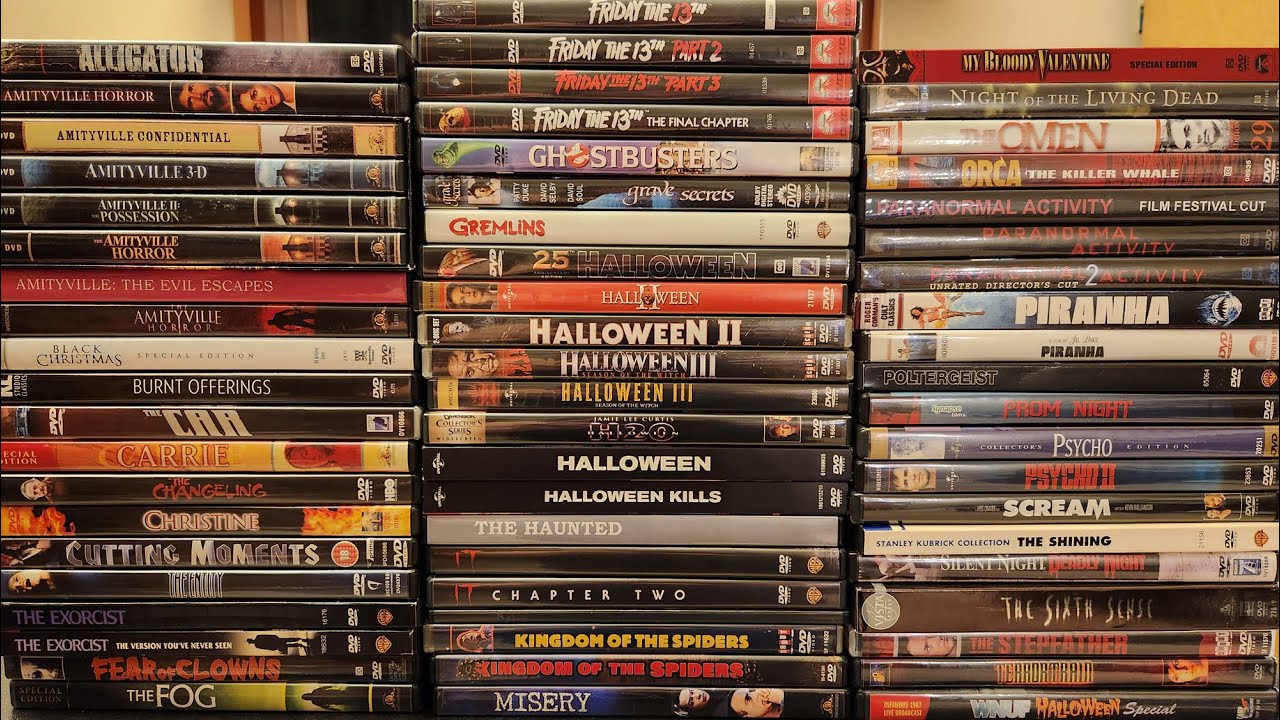 My Horror DVD/CD Collection - YouTube