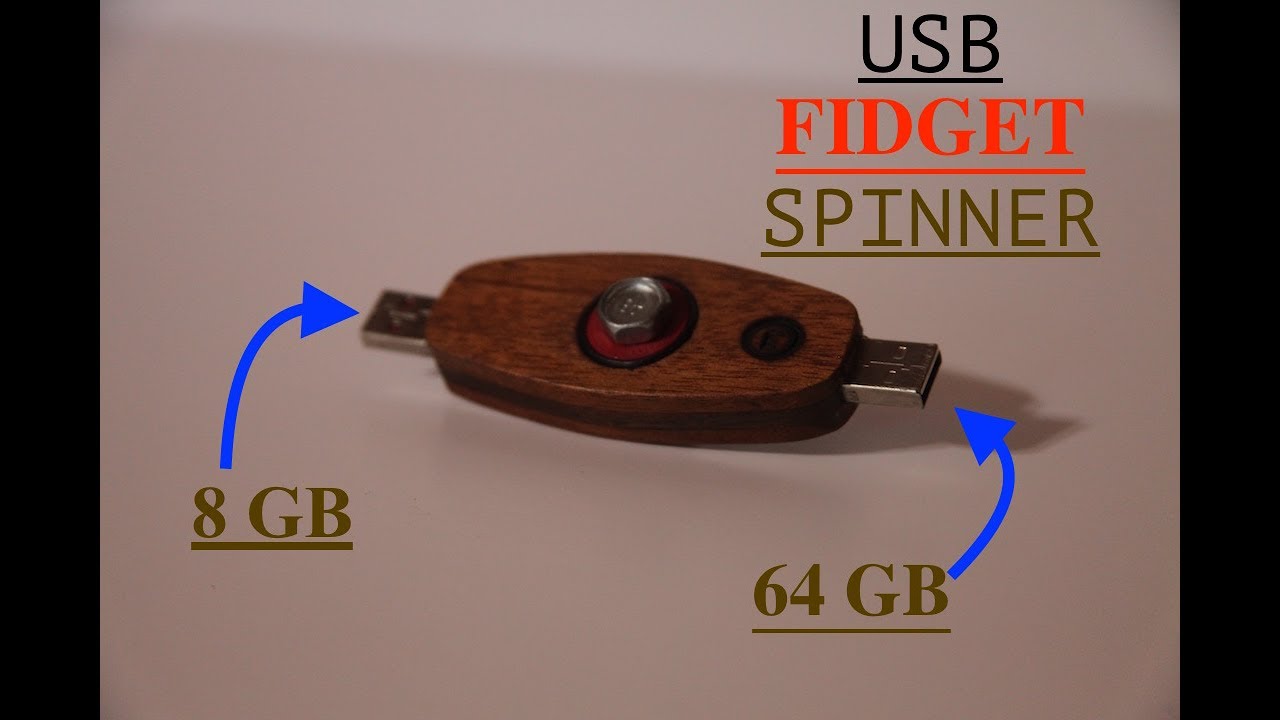 How to Make a USB Harddrive Fidget Spinner! |+ E-bike ride - YouTube