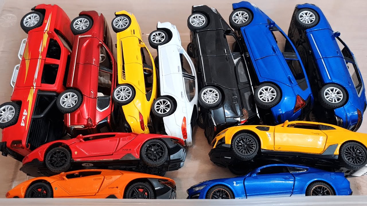 Large Diecast Model Cars in the Box - YouTube