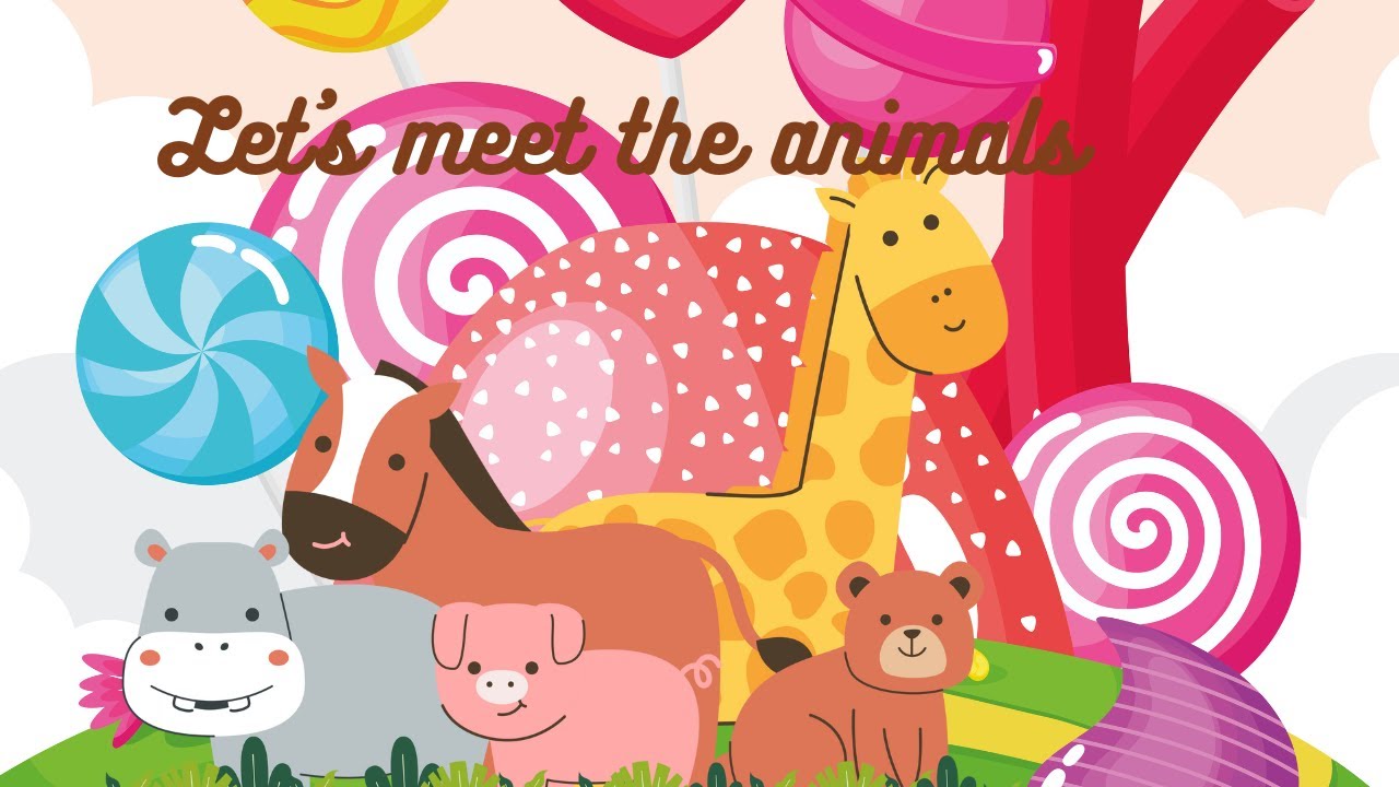 Let's meet the animals|kids songs|nursery rhymes|baby song|educational ...