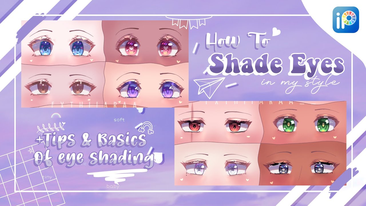 𝅥ᣞ۪ How To Shade Anime Eyes *EASY* ﹆ +Tips & Basics of Eye Shading ...