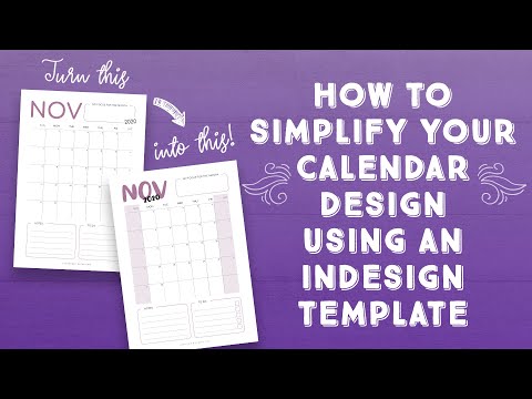 2022-2024 Calendar InDesign Template, a Templates & Theme by Janice Designs