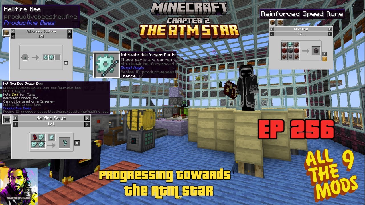 All the Mods 9 EP256: ATM Star: Wither's Compass, Blood Magic ...