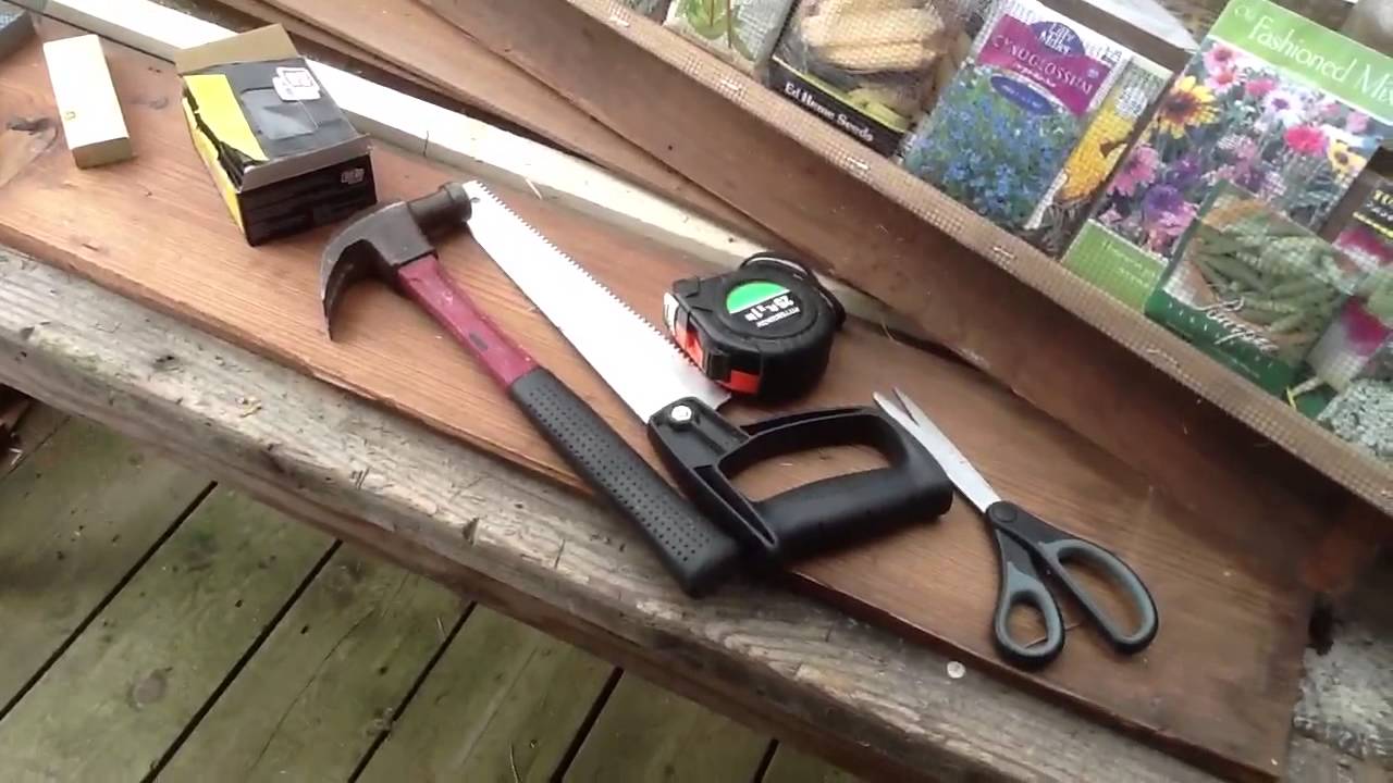 Off Grid Living - Greenhouse seed packet racks - YouTube