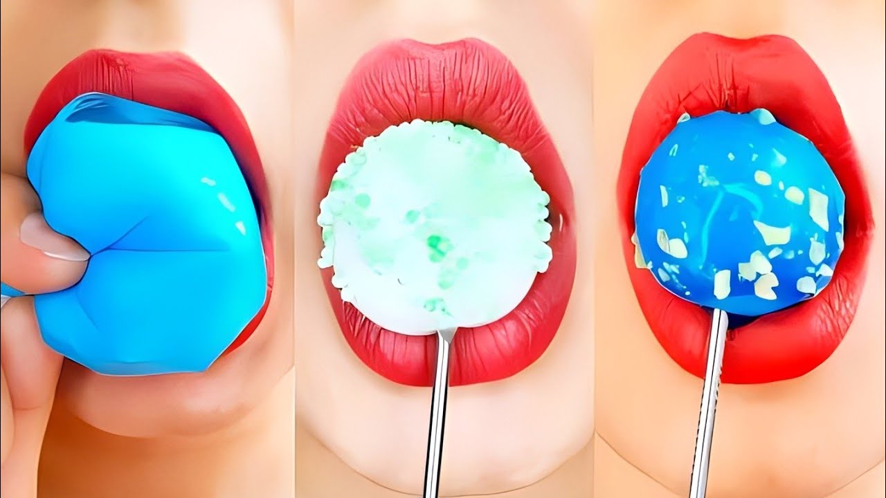 asmr EMOJI FOOD CHALLNGE FOR SLEEP RELAXING eating sounds - YouTube