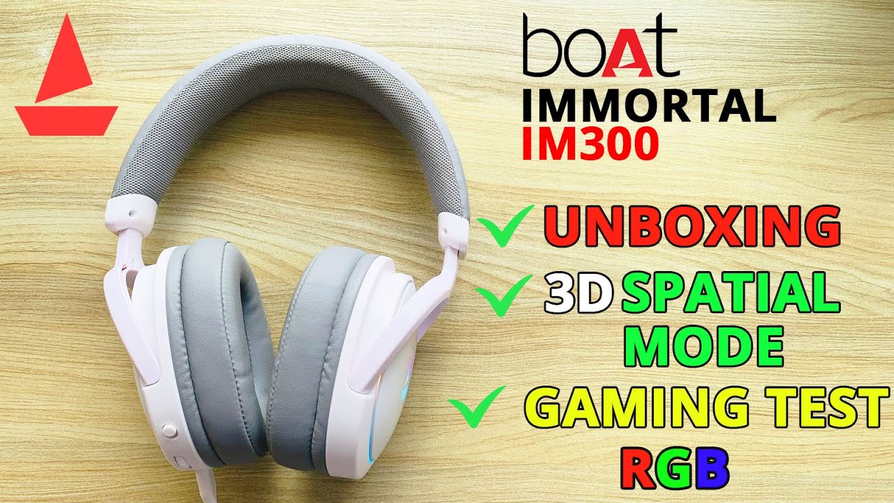 Boat immortal im300 Gaming headphone full review JUST @1899/- | Gaming ...