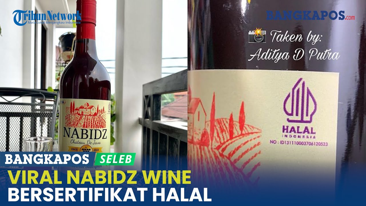 VIRAL Nabidz Wine Bersertifikat Halal,Begini Tangggapan Kemenag dan MUI ...