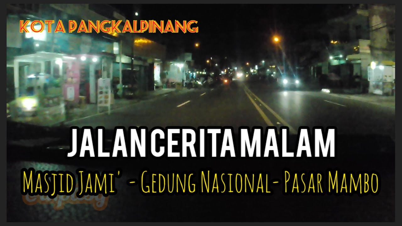 Jalan / gang melintas jalan MH Muhidin dan suasana malam Pasar Mambo ...