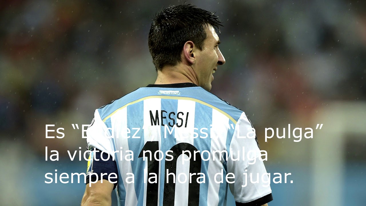 POEMA A MESSI -ERES EL MEJOR- - YouTube