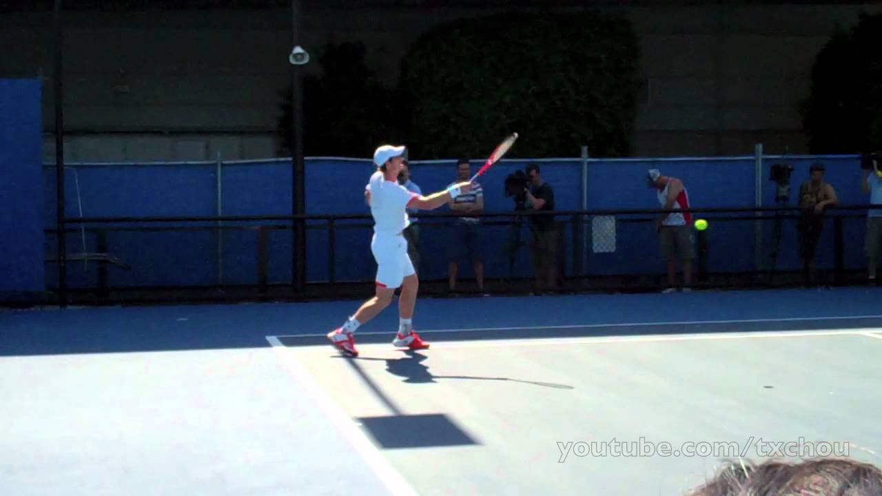 Andy Murray - Forehands in Slow Motion - YouTube