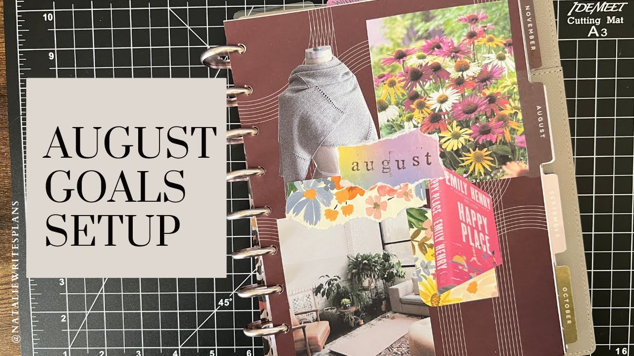 August Goals Setup | Classic Happy Planner | Functional Setup - YouTube