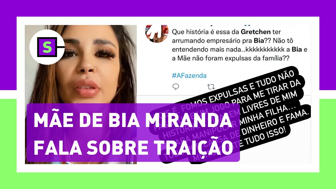 Mãe de Bia Miranda fala sobre traição de filha com Adriano Imperador ...