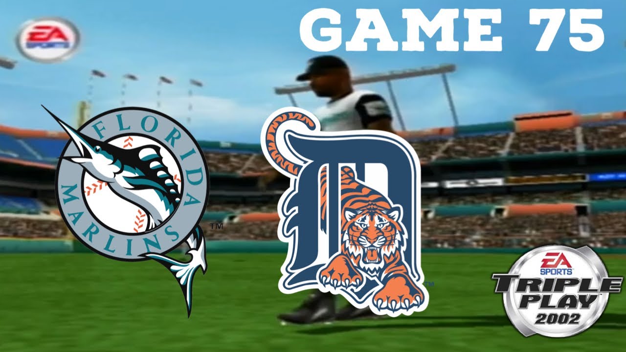 Triple Play Baseball 2002 Full Game sim: Marlins vs Tigers Game 75 ...