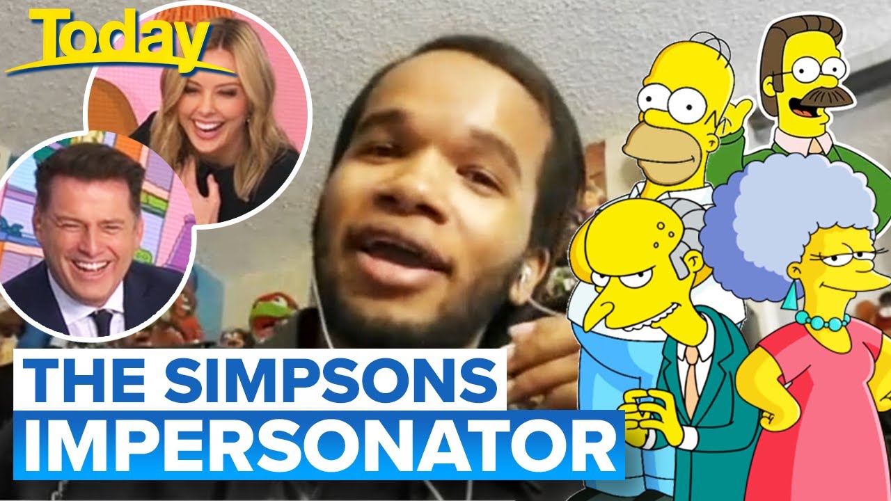 Amazing Simpsons impersonator has studio in stitches | Today Show ...