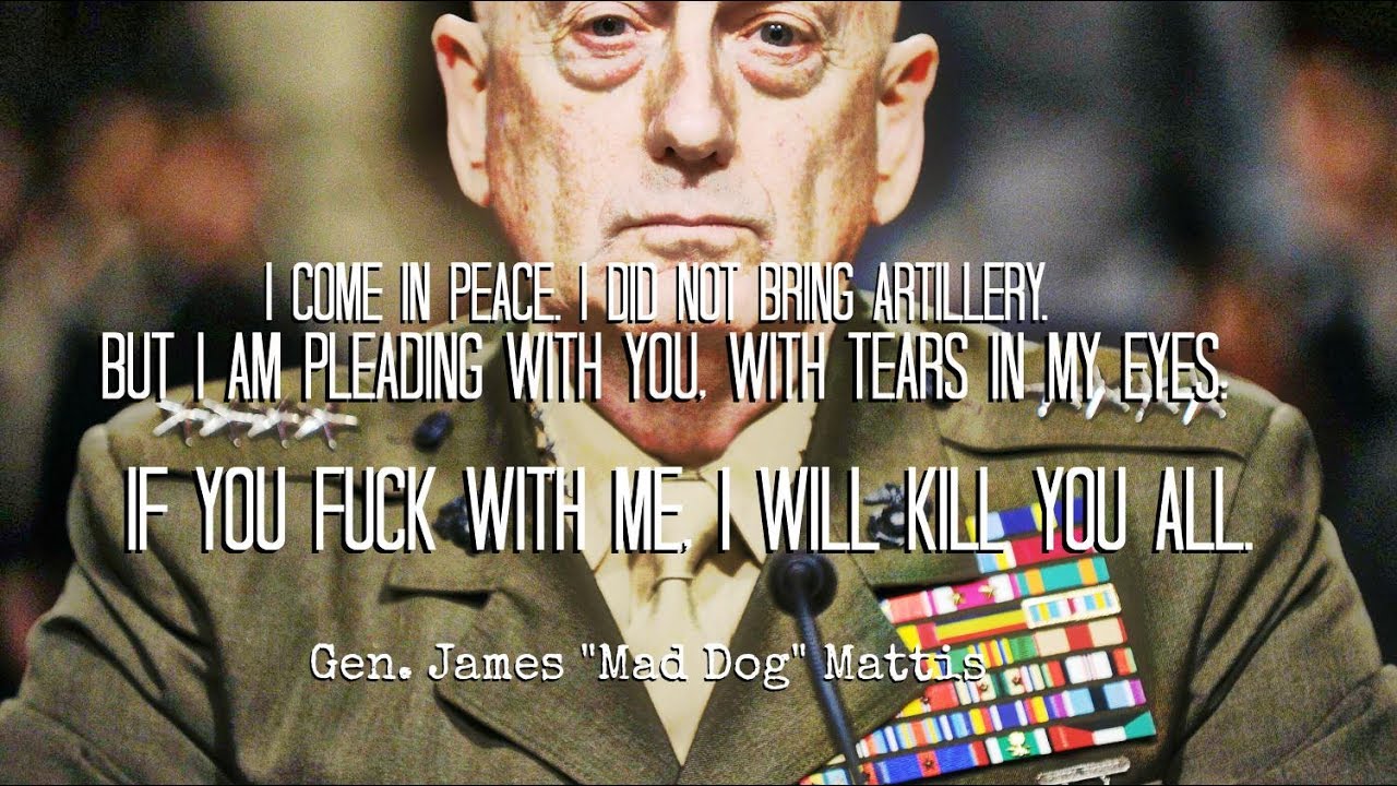 James Mattis - What keeps you awake at night? - YouTube