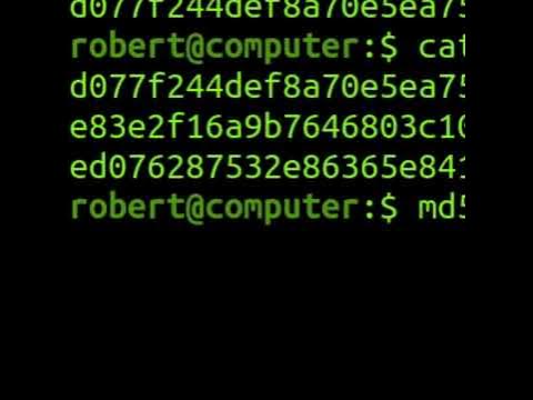 The 'md5sum' Command In Linux - YouTube