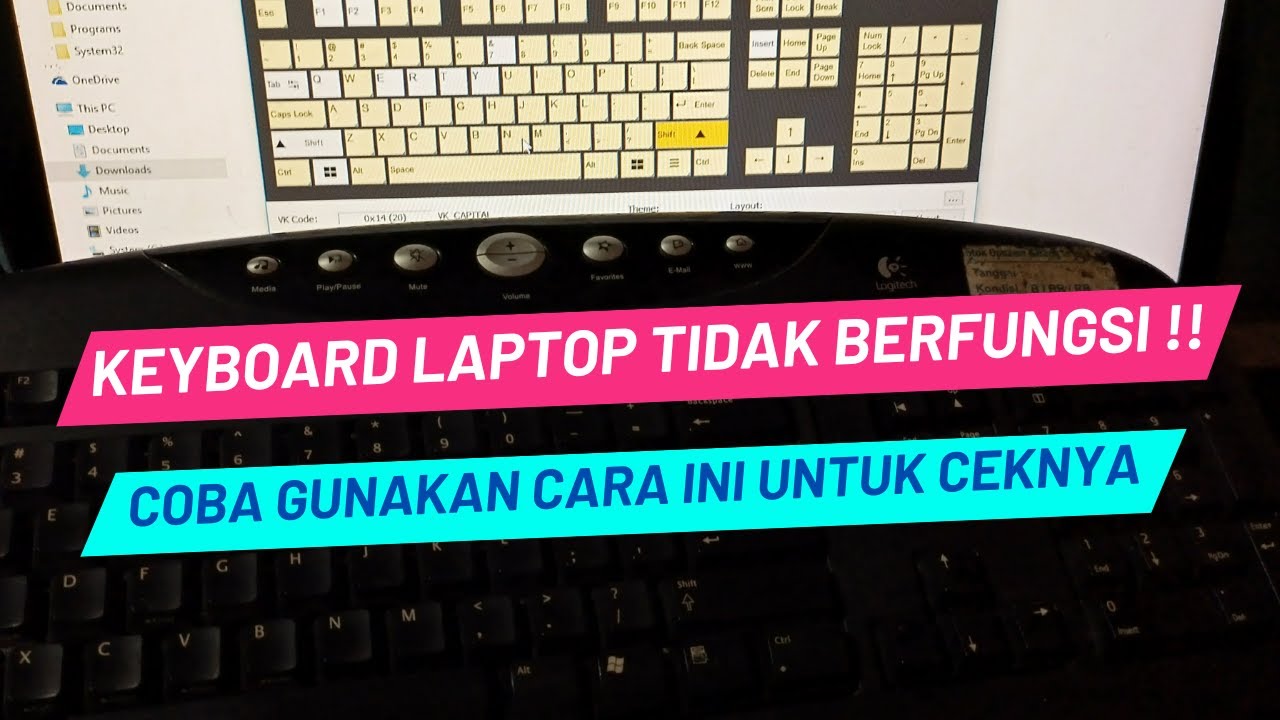 CARA CEK KERUSAKAN PADA KEYBOARD LAPTOP DAN KOMPUTER PC DESKTOP - YouTube