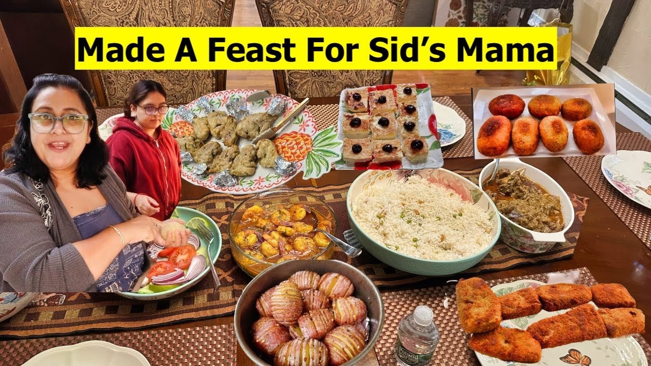 Made A FEAST For Sid's Mama | Indian GUEST MENU | Simple Living Wise ...