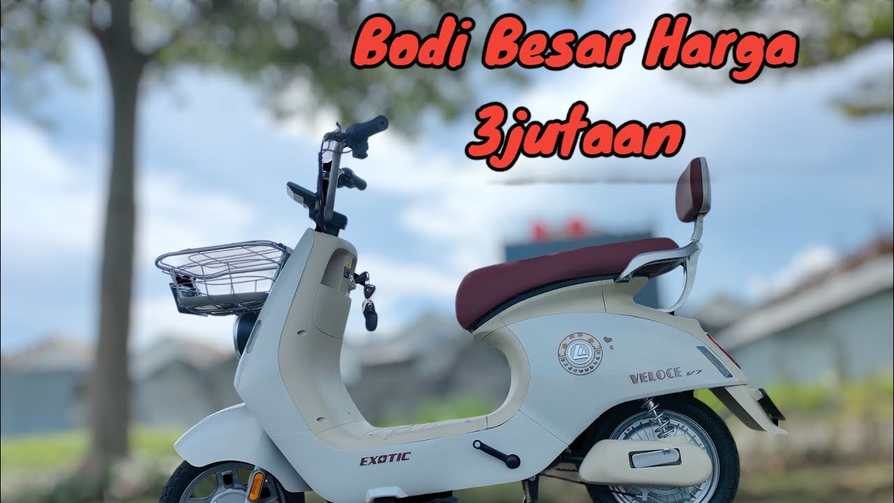 Edan! Harga sepeda listrik makin murah exotic veloce v7 - YouTube