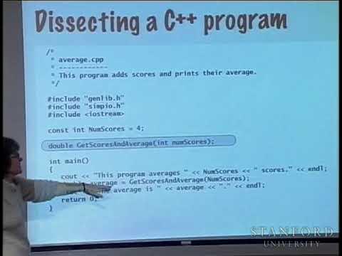 Lecture 2 Programming Abstractions - YouTube