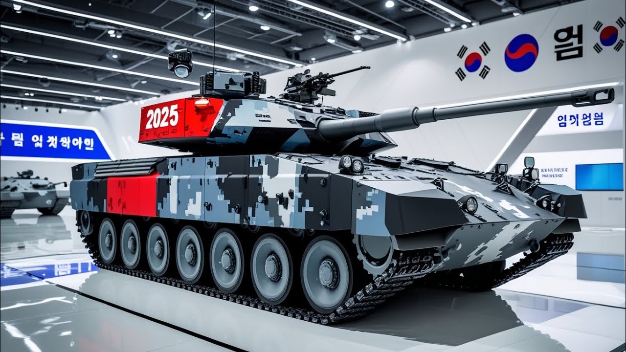 K2 PIP 전차 2024: 대한민국의 최첨단 전차가 전시장에서 등장하다 - YouTube
