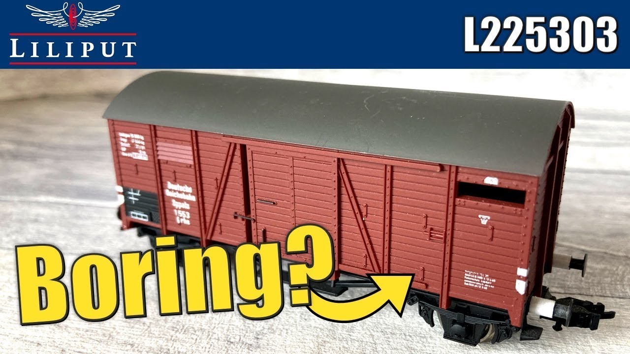 Maybe a bit boring? DRG Covered Goods Wagon Deutsche Reichsbahn Model ...