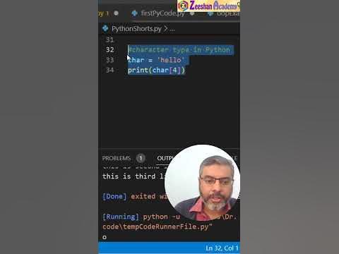 Character Data type in Python #python #pythontutorial #coding #zeeshanacademy #shorts #ytshorts ...