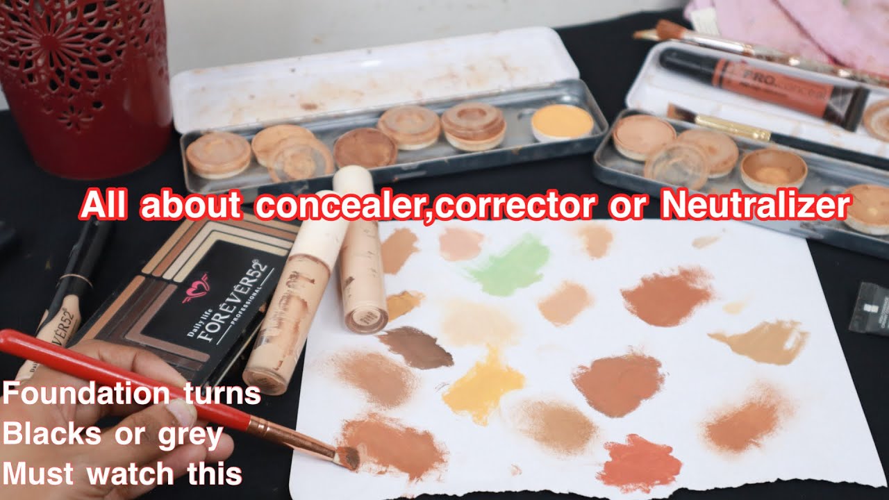 Learn all about concealer,corrector or neutralizer | how to prevent ...