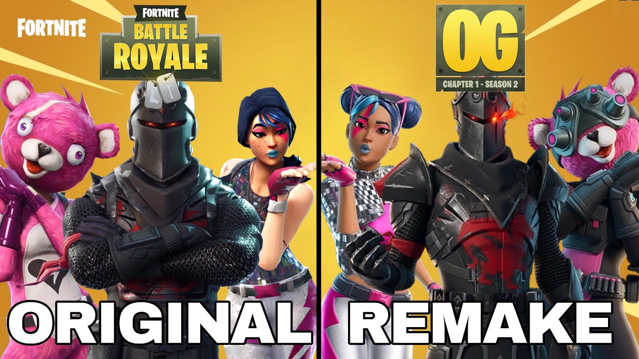 CHAPTER 1 Skins vs SEASON 2 OG Skins - YouTube