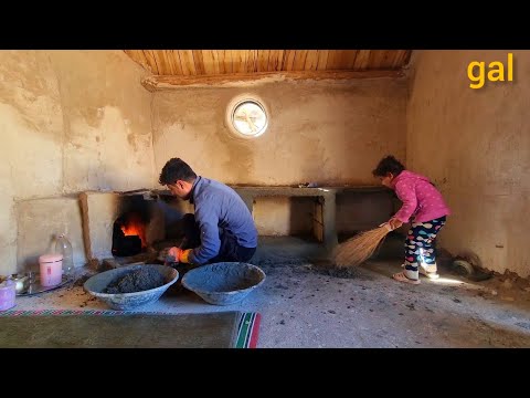 زندگی با آرامش: ساختن اپن آشپزخانه و گفتگوهای دلنشین با دختر گلم، آوا