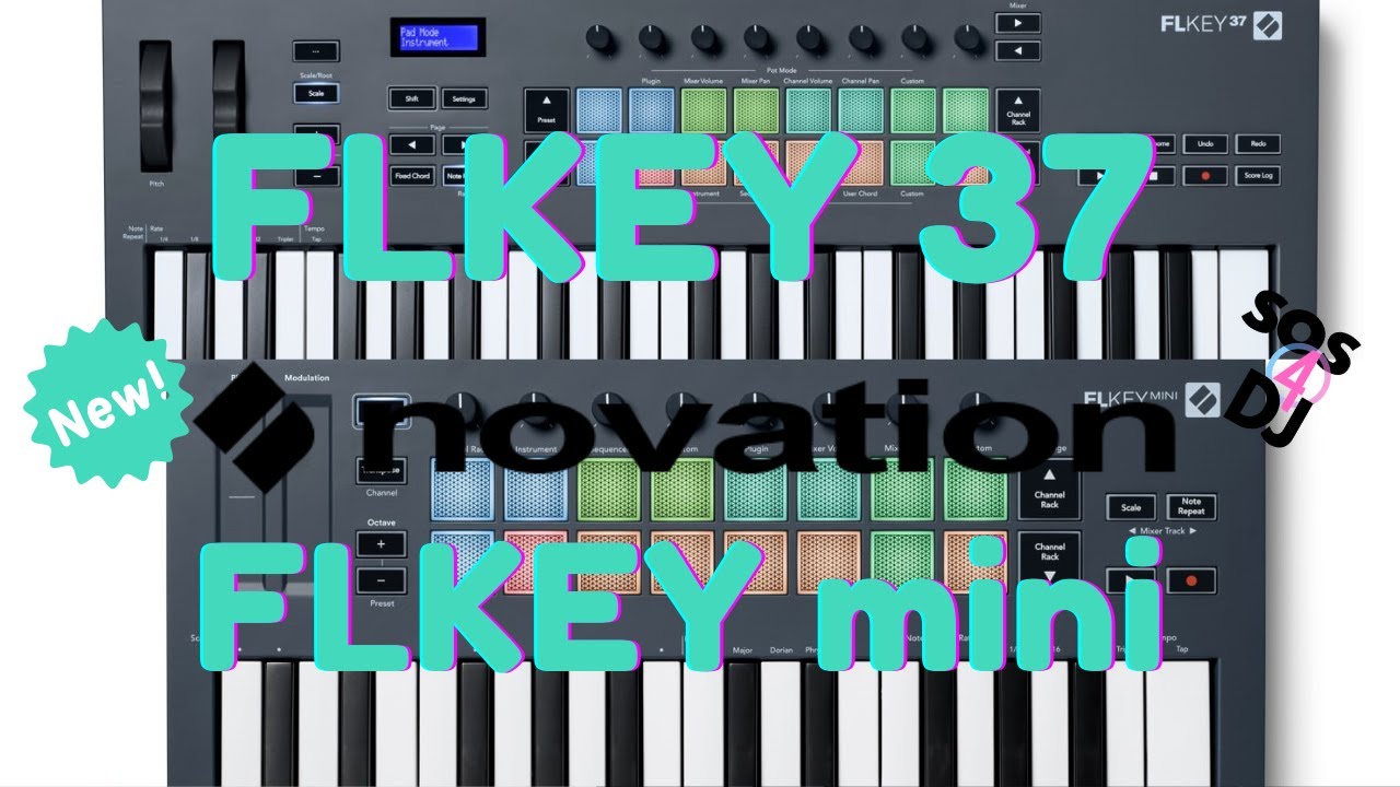Novation FLKEY 37-FLKEY mini - YouTube