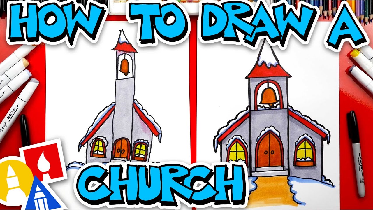 Church Drawing For Kids