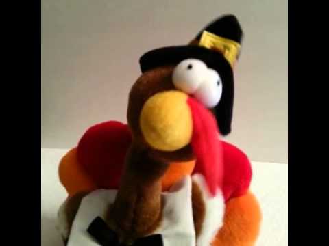 Wiggle Turkey Dan Dee Animated Plush Toy - YouTube