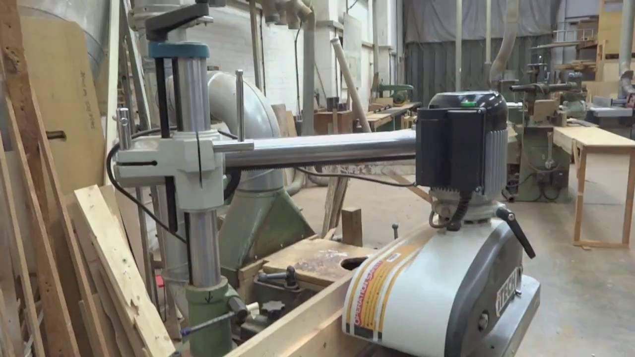 Wadkin Spindle Moulder with Itech power feed - YouTube