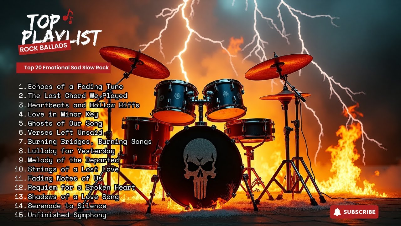 Top Playlist Rock | Rock Ballads & Broken Hearts 💔🔥 The Saddest & Most ...
