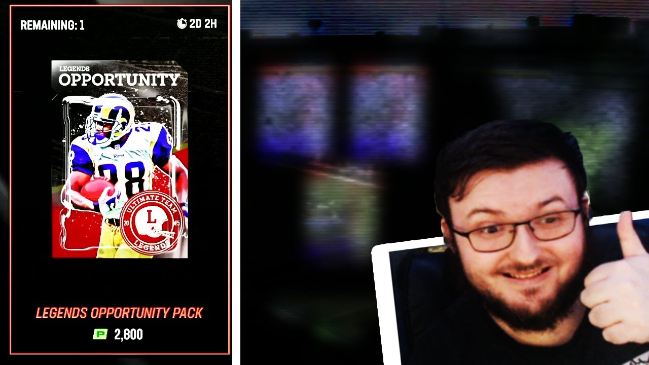 SO I OPENED UP THE LEGEND OPPERTUNITY PACK!! INSANE 400K PULL!!| MADDEN ...