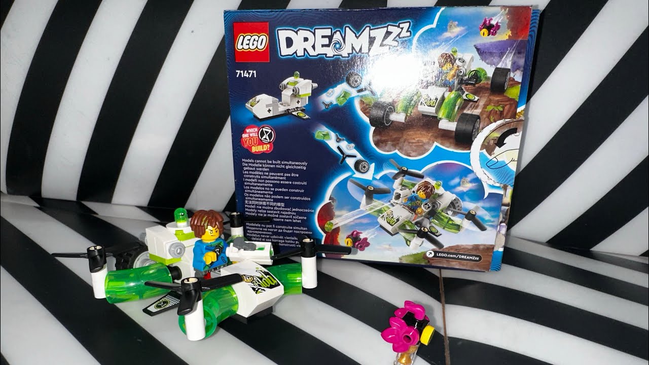Opening and assembling Lego Dreamzzz set 71471 Mateo’s Quadcopter with ...