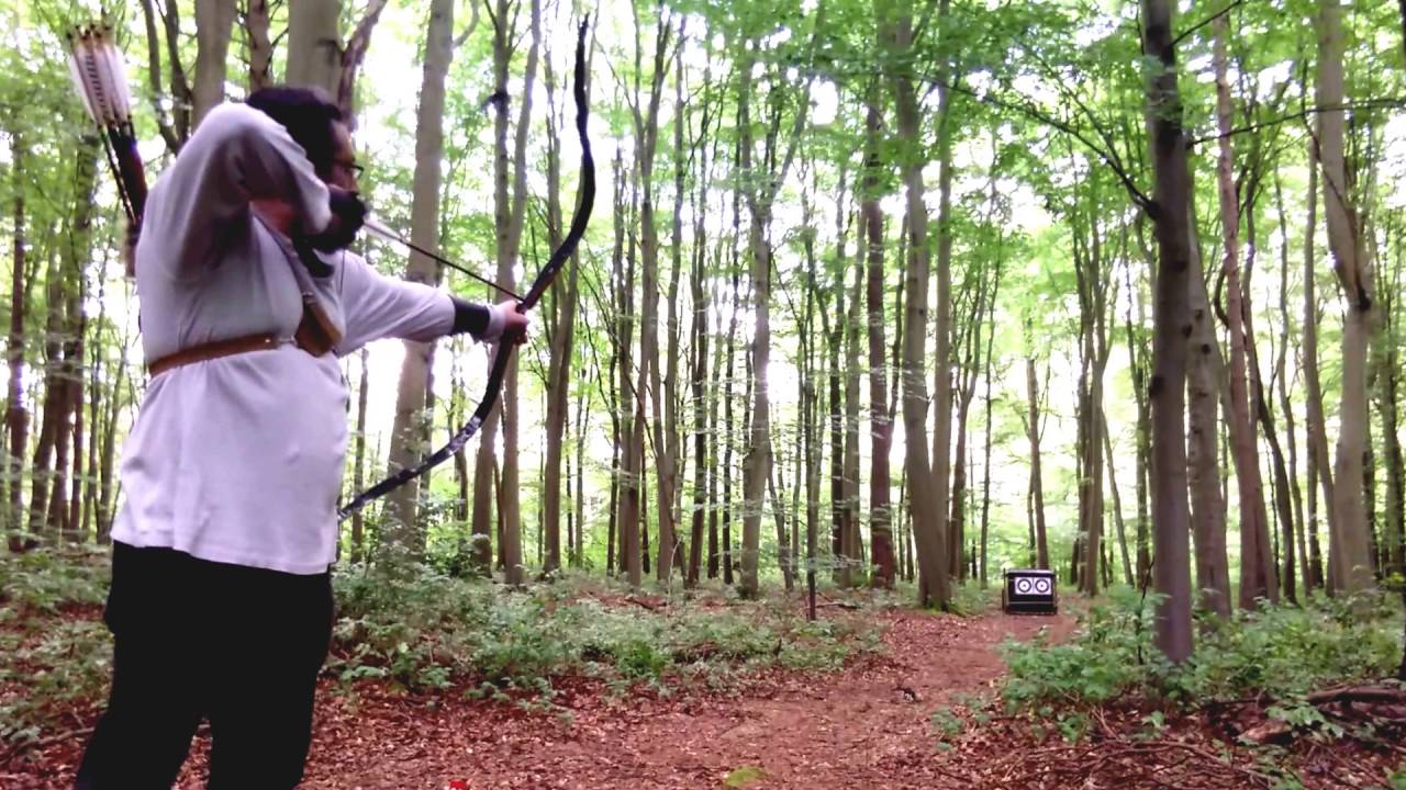 Instinctive Archery - Shooting from 40 and 35 yards - YouTube